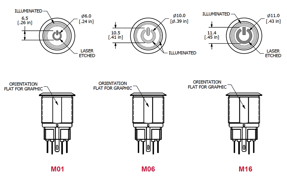PV7 Anti-Vandal Pushbutton Switches - E-Switch | Mouser